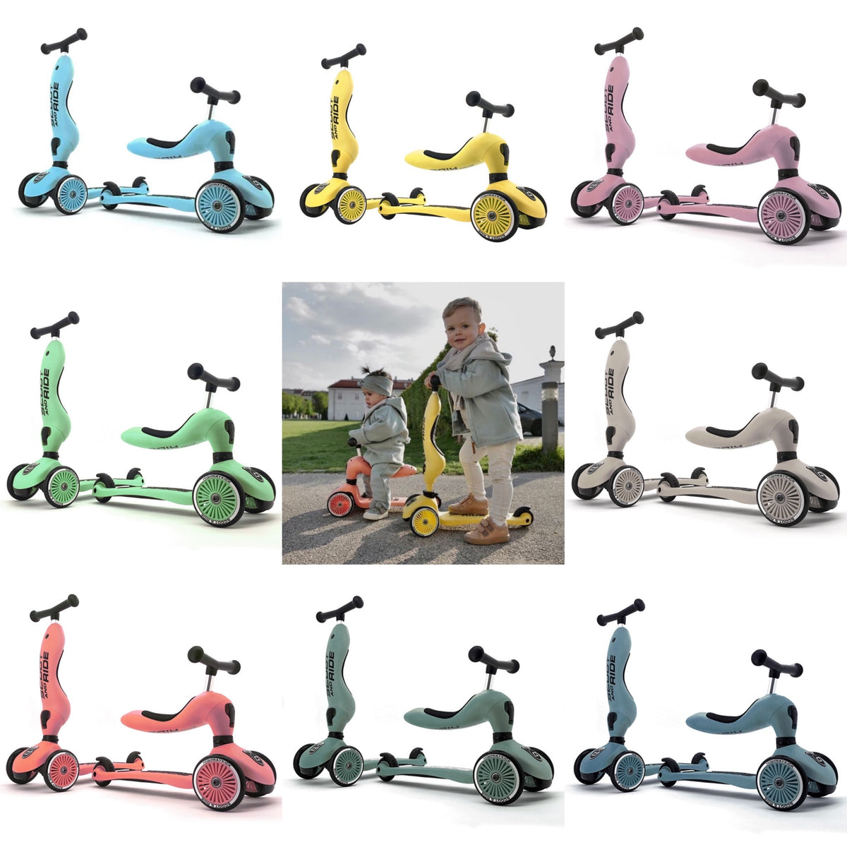 Scoot & Ride - 2 in 1 Scooter Highwaykick1, ( 1-5 years ) – Mummy and me