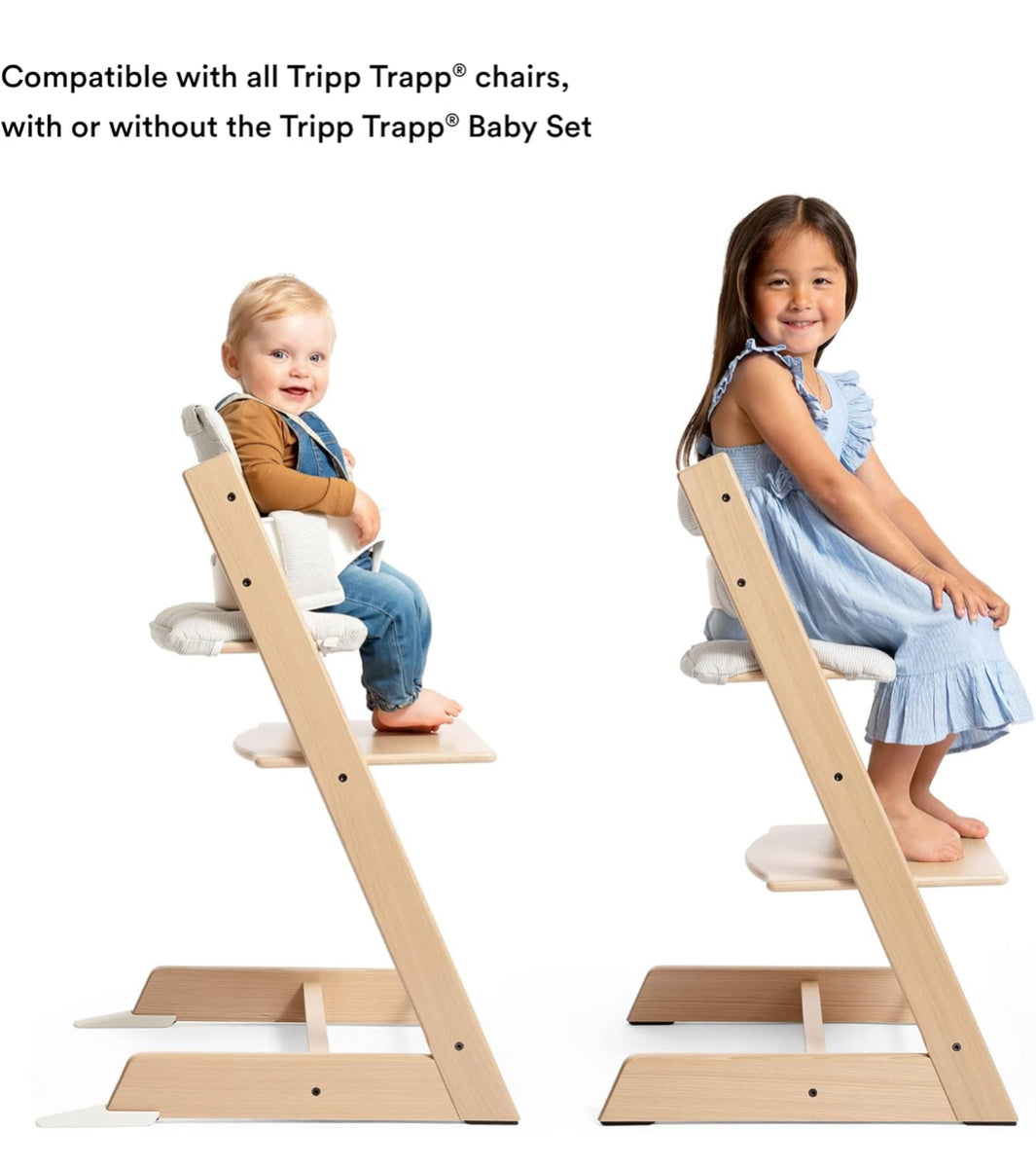 Stokke Tripp Trapp Chair Natural with baby set – Mummy and me